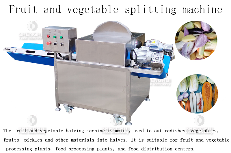 Automatic vegetable cutting machine fruit cutter cabbage halving ...